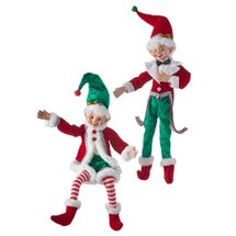 Raz Imports Christmas elf 16" red and green - Christmas elf, elves ...