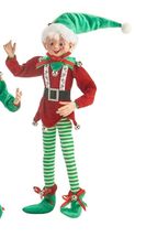 Raz Imports Christmas elf red and green 16" Santas helpers - Raz ...
