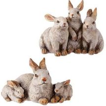 Raz Imports Mom & baby or baby bunny rabbit Easter spring 4.5” - Raz ...