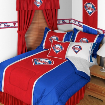 Philadelphia Phillies Sidelines Bedding, Locker Room Sheets & Accessories
