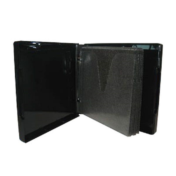 24 Disc Black Poly Case w/Outer Sleeve for Graphic Artwork Insert BL ...