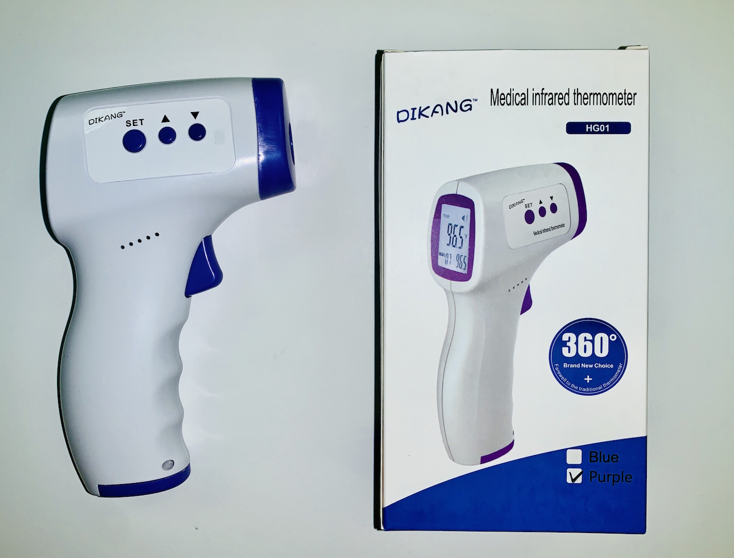 1 Medical Infrared Digital Thermometer CE, FDA CERTIFIED,HG01 FREE FDX ...