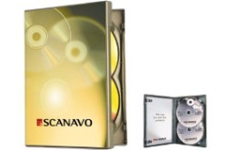 Scanavo 2/One Overlap 14mm DVD Case, Black, 100 pcs