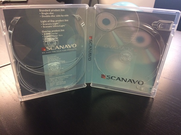 SCANAVO 17MM TRIPLE BLU-RAY DVD CASE SUPER CLEAR SCANAVO 3/ONE BR3/ONET ...