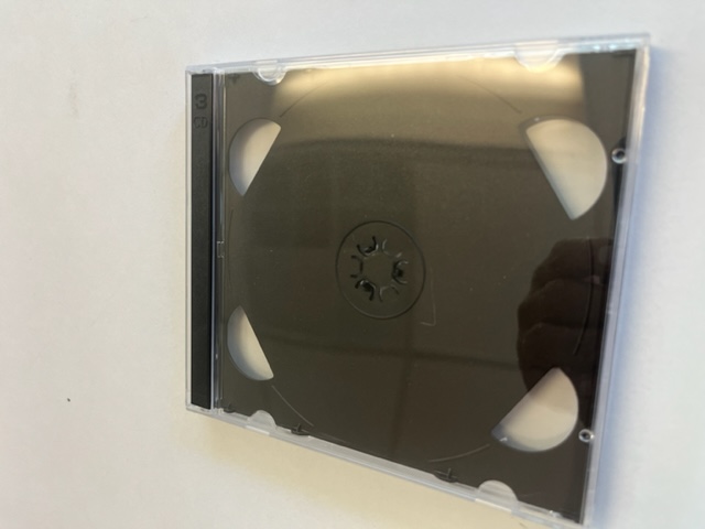 10.4MM SLIM TRIPLE 3 CD CASE W/BLACK TRAY, ASSEMBLED, SLIM3CD 100 PCS