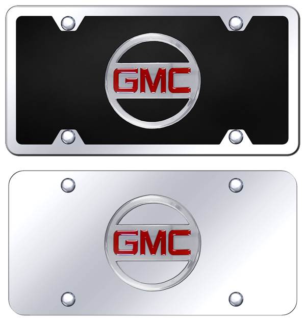 GMC License Plate - Logo Tag