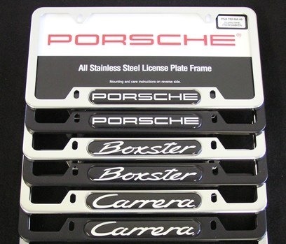 Porsche License Plate Frames