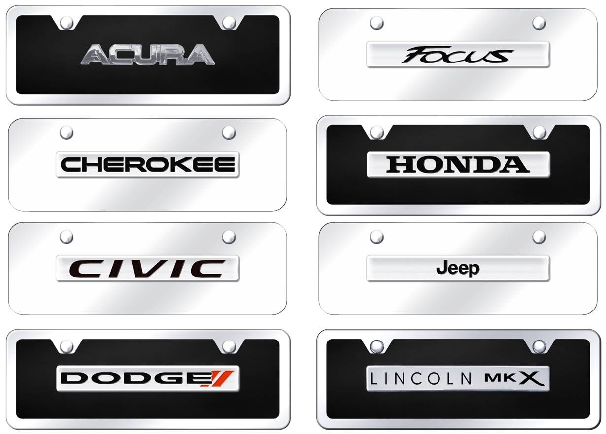 Badge License Plate - 4x12 Half Size - Half Size License Plates