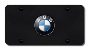 BMW Logo License Plates (Vanity Tags) - Black - BMW License Plates ...