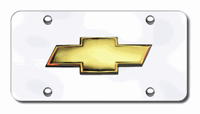 Chevy License Plates Frames, Stainless Steel, USA Made for all Vehicles