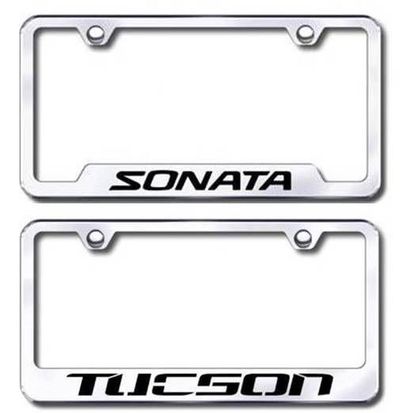 Hyundai License Plate Frames - LICENSE PLATE FRAMES