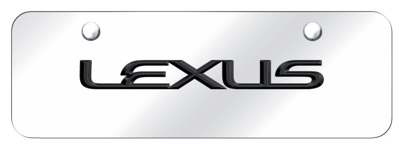 Lexus Black Pearl Name Half Size License Plate - Vanity Tag - Lexus ...