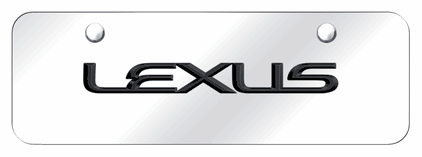 Lexus Black Pearl Name Half Size License Plate - Vanity Tag - Lexus ...