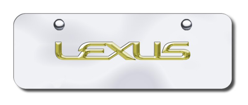 Lexus Gold Name Half Size License Plate - Vanity Tag - License Plates ...