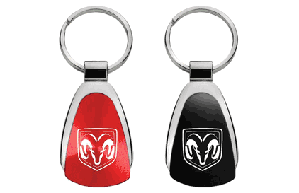Ram Logo Colored Keychains - DODGE - RAM