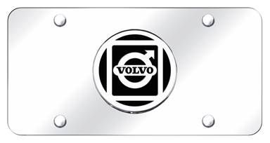Volvo license plates (Vanity Logo Tags) - Chrome Logo - Volvo license ...