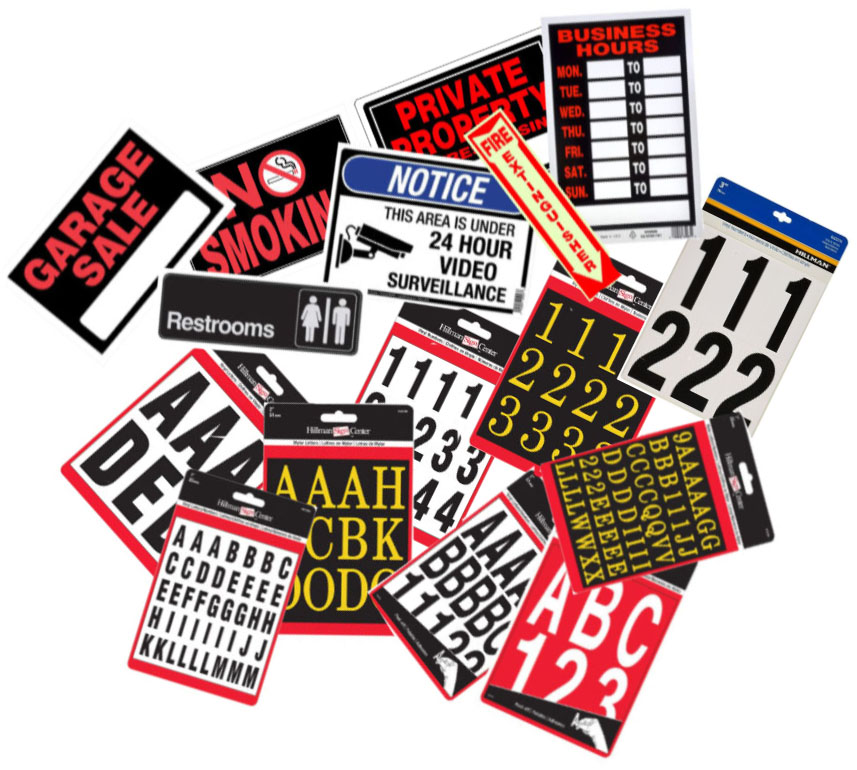 MARKERS, Pens, Signs, Letters and Numbers