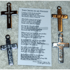 Cross in my Pocket - Pocket Crosses|Cheap Christian Gifts