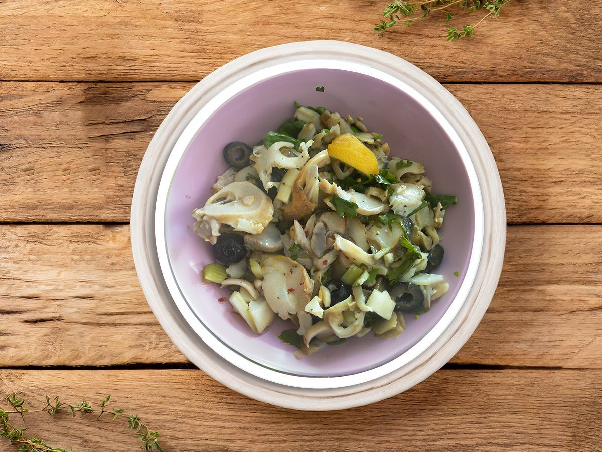 Marinated Scungilli (Snail) Salad!