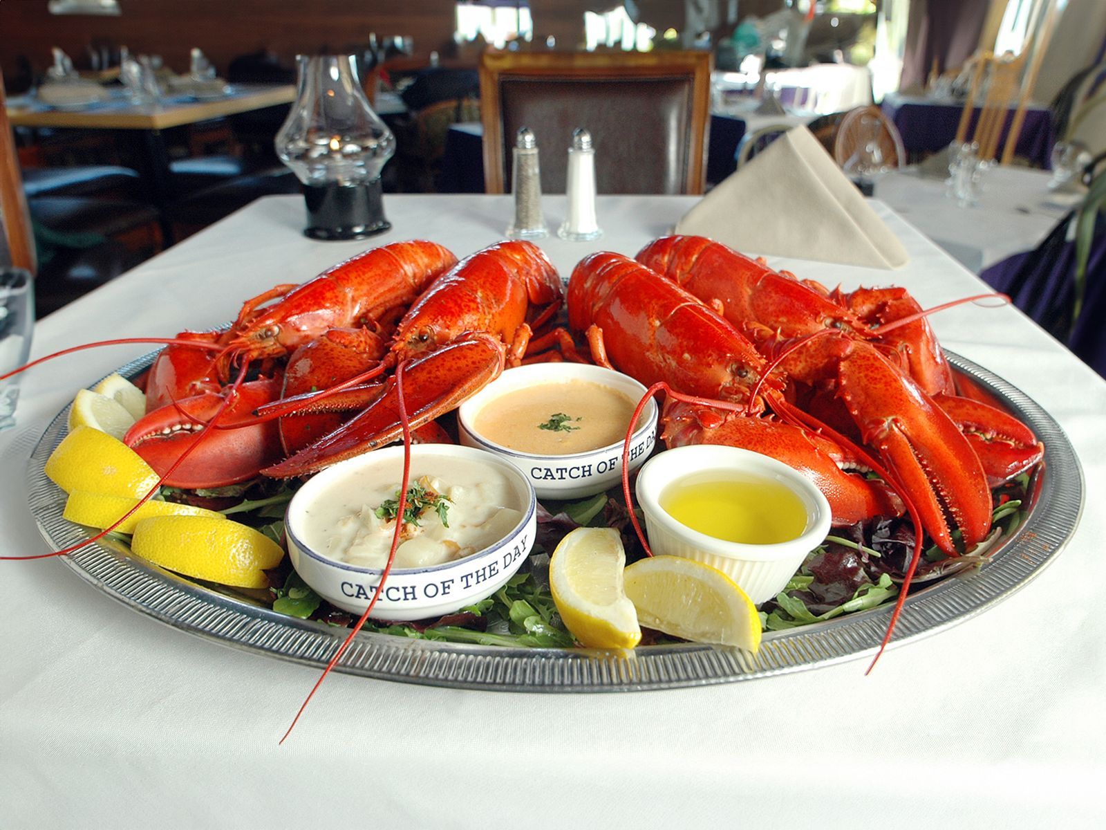 The "Mariner" Lobster Dinner for Four!