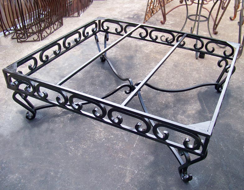 Wrought iron cocktail table store