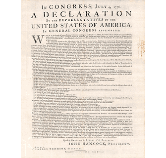 Declaration Of Independence Text Printable Version