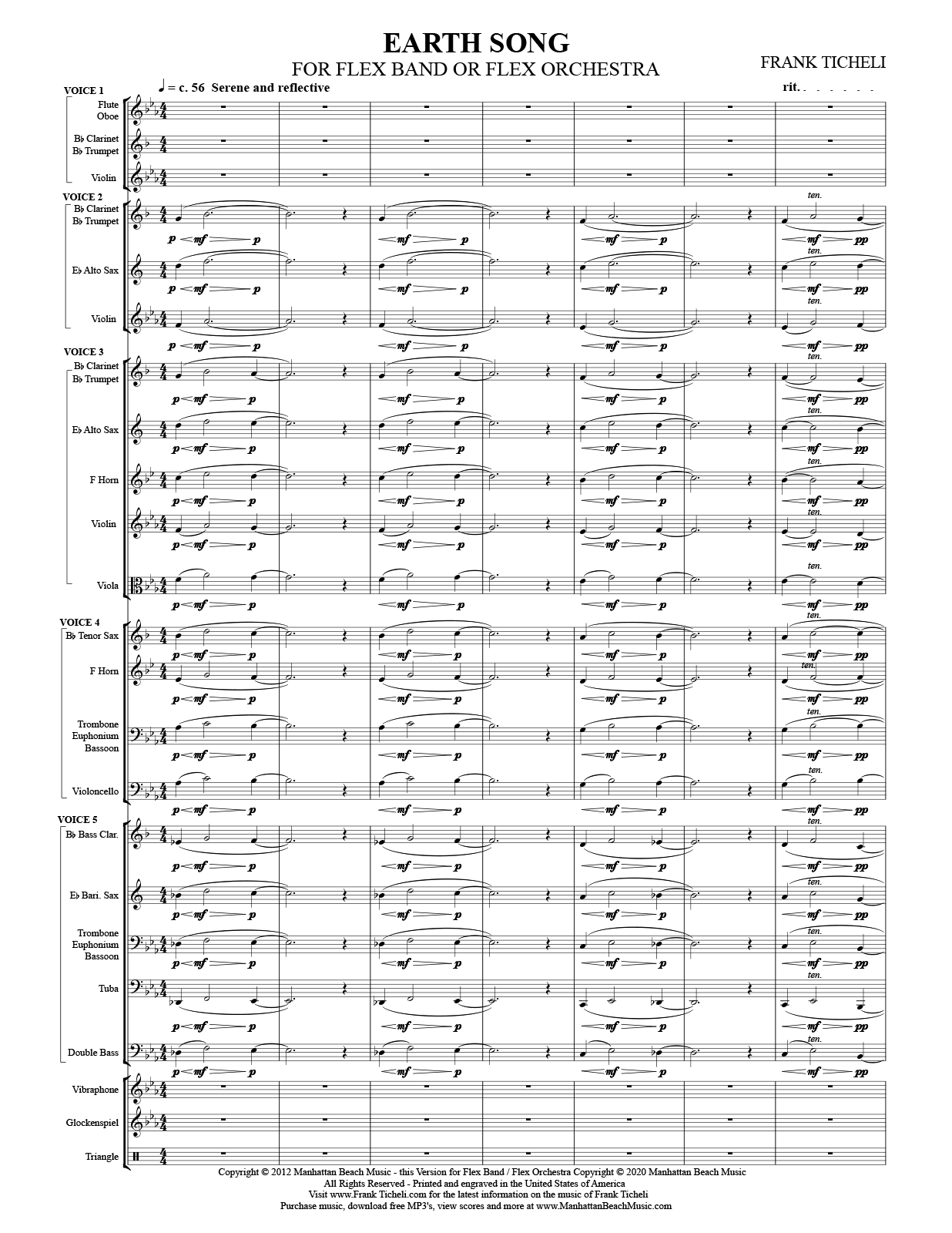 The Music of Frank Ticheli