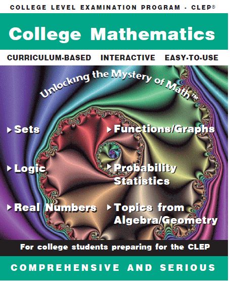 CLEP Test Preparation Software College Mathematics