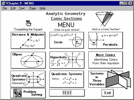 Conic Sections