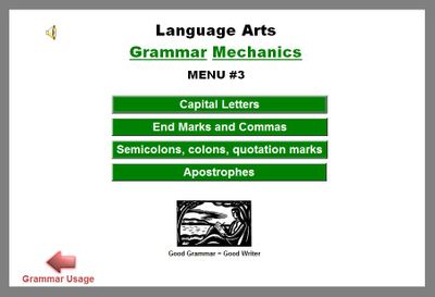 Grammar - Menu #3
