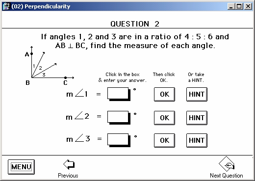 Questions require the student to enter the answer... Then, click OK to ...