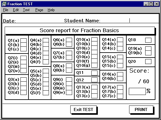 TESTS - Basic Math Series