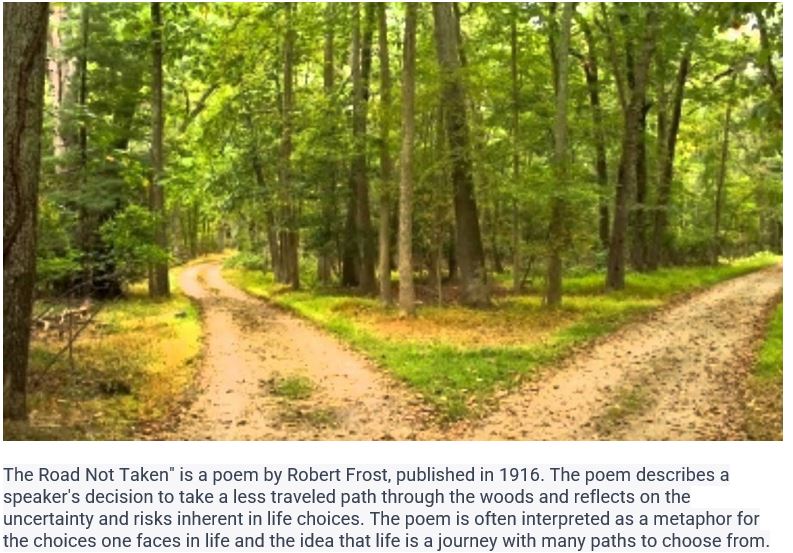 The Road Not Taken...