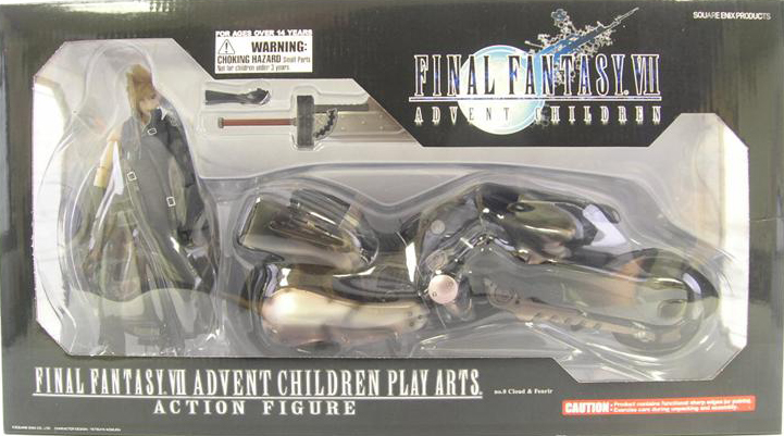 Final Fantasy VII Advent Children - Cloud Strife & Fenrir Action Figure