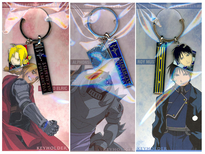 Fullmetal Alchemist Character Metal Key Chain