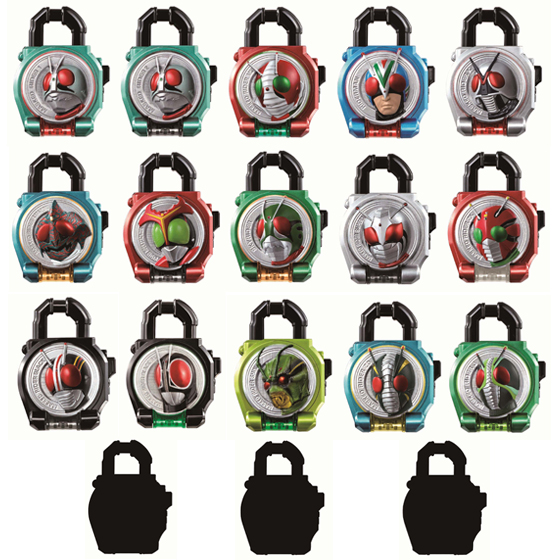 Kamen Rider Gaim Lock Seed Gashapon