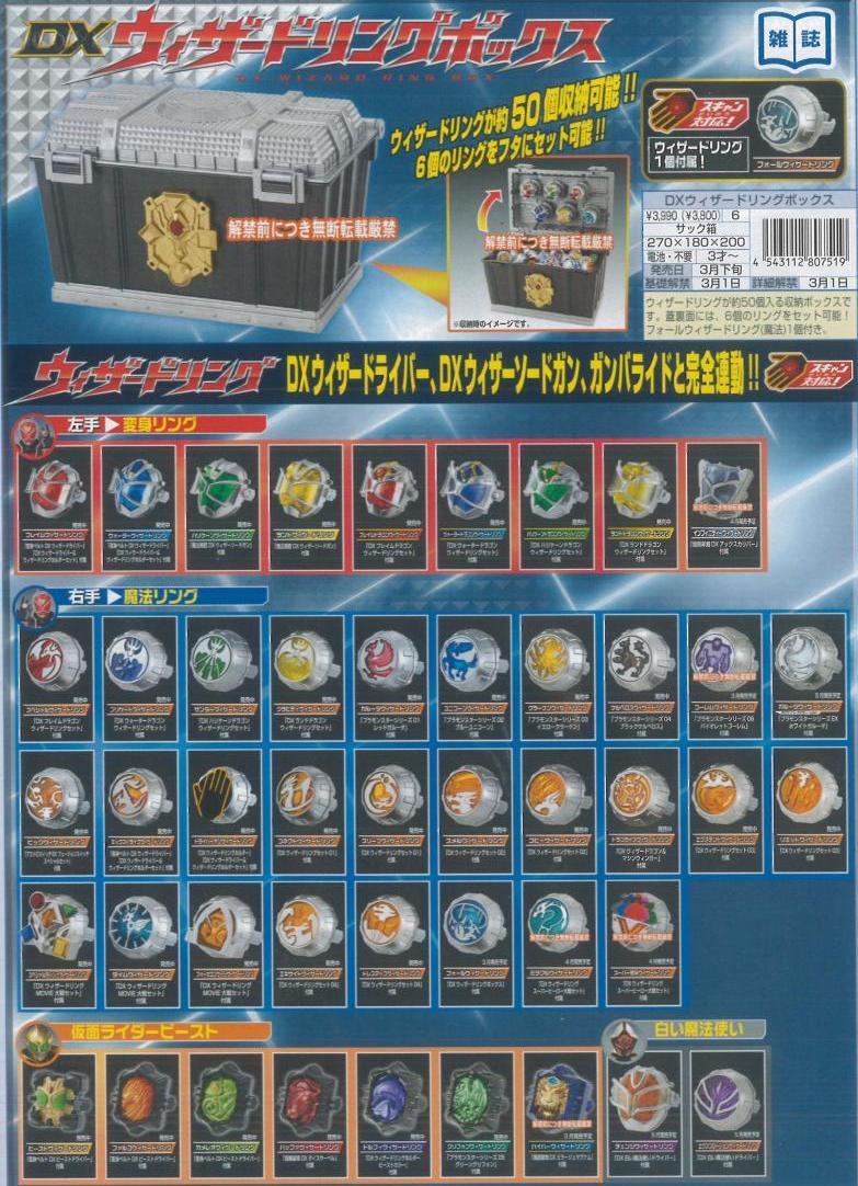 Kamen Rider Wizard - DX Wizard Ring Box