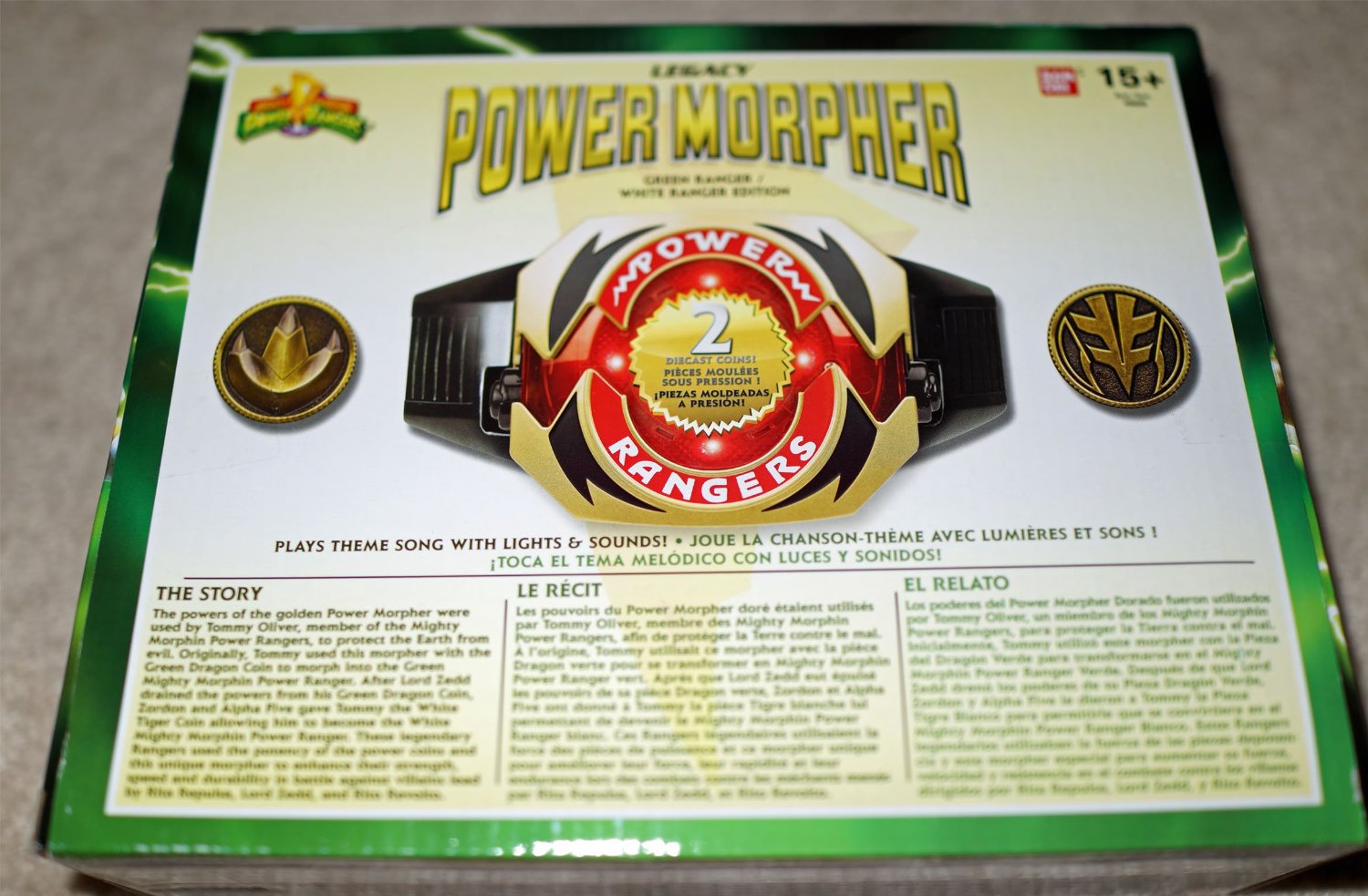 Legacy Power Morpher Green / White Ranger