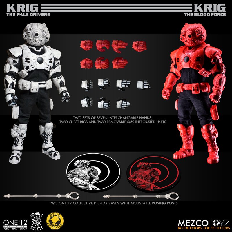 Mezco One:12 Collective Exclusive Rumble Society- Assault on Krig-13 ...