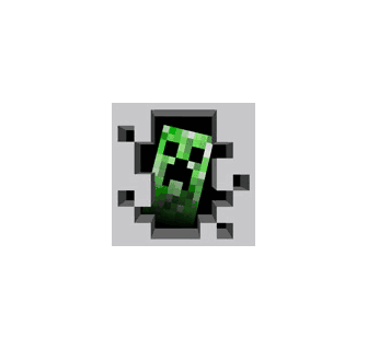 Minecraft Creeper Inside Head
