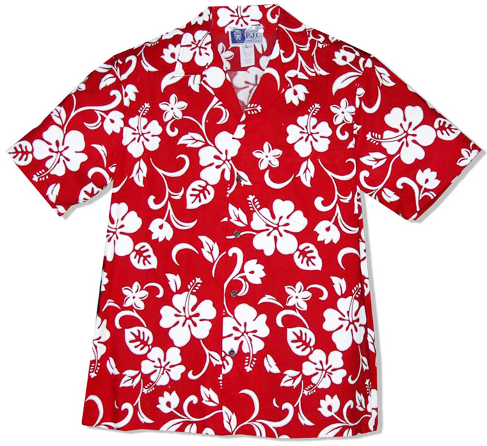 Family Print - Classic Hibiscus Men's Cotton