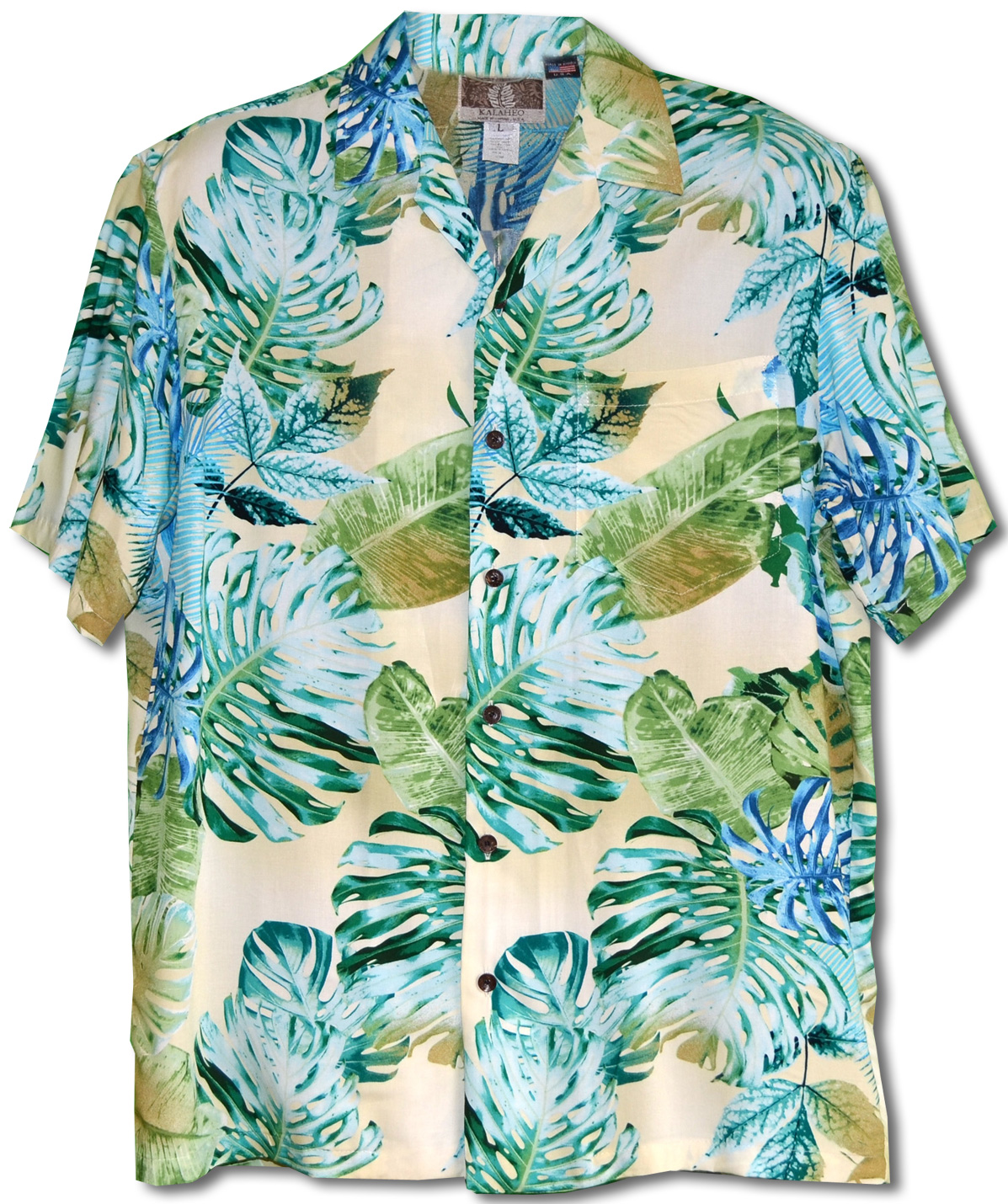 Monstera Leaf men's shirt