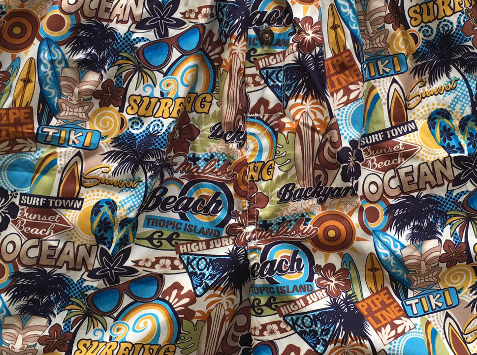 Pupule Surfing Spots Bamboo Boxer Shorts