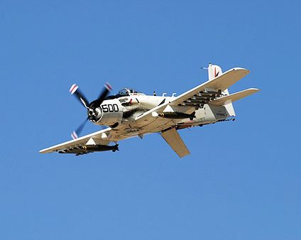 A-1 Skyraider w/ Speed Brake Photo Print for Sale