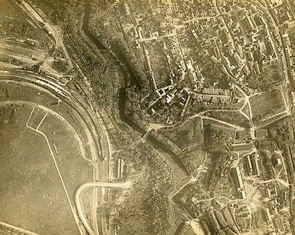 Aerial View of Verdun in France WWI Photo Print for Sale