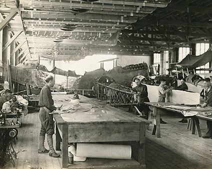 Aircraft Factory WWI 1917 Photo Print for Sale