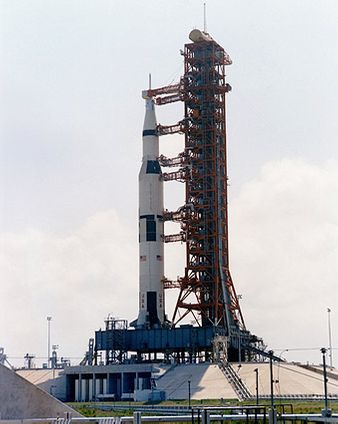 Apollo 10 Saturn V Rocket Launch Pad B Photo Print for Sale