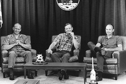 Apollo 11 Crew Pre-Launch Press Conference Photo Print for Sale