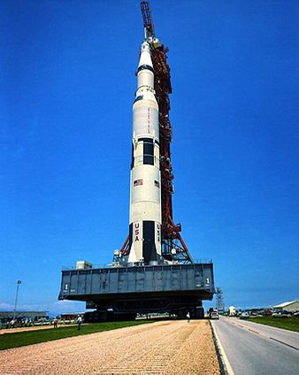 Apollo 11 Saturn V Rocket Launch Pad NASA Photo Print for Sale
