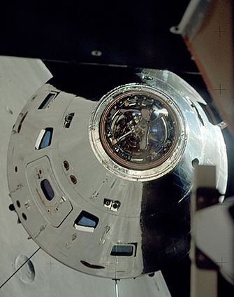 Apollo 17 CSM America in Lunar Orbit NASA Photo Print for Sale